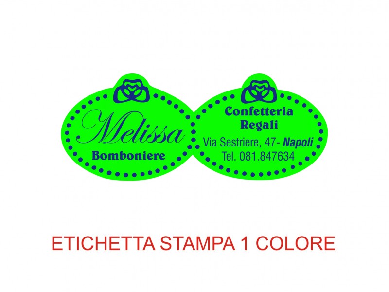 Etichette in carta fluorescente e colorata (mm 46X18) (cod.6Q)
